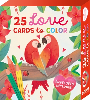 25 Love Cards to Color by Clever Publishing | Quarto At A Glance | The ...